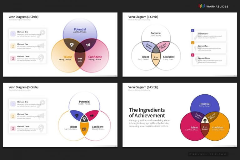Venn Diagram PowerPoint Template - PowerPoint Slide Master Templates ...