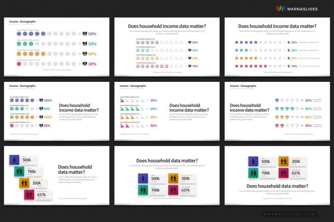 Demographic & Data & PowerPoint Template - PowerPoint Slide Master ...