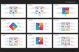 Square Shape PowerPoint Templates - PowerPoint Slide Master Templates ...