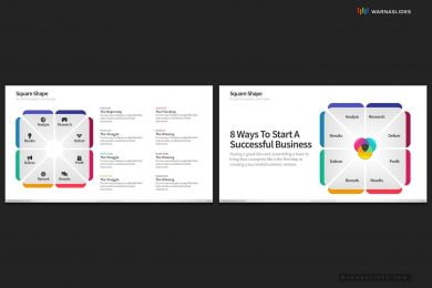 Square Shape PowerPoint Templates - PowerPoint Slide Master Templates ...