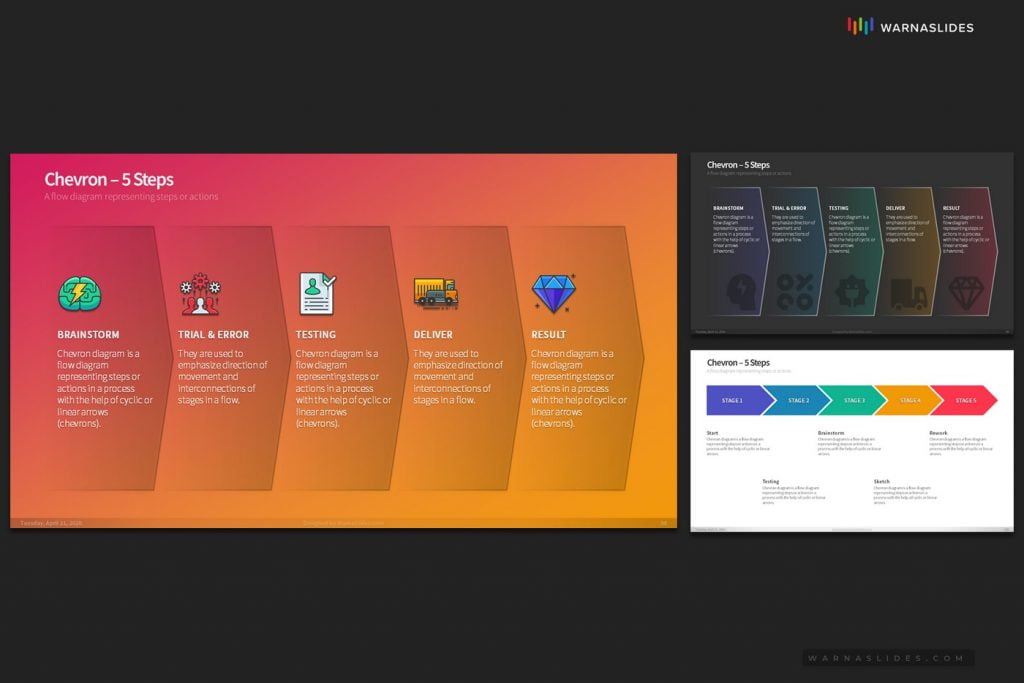 Chevron Diagram PowerPoint Template - PowerPoint Slide Master Templates ...