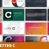 Letter C Typography PowerPoint Template | Best PowerPoint Template 2020