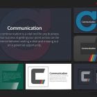 Letter C Typography PowerPoint Template | Best PowerPoint Template 2020