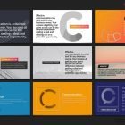 Letter C Typography PowerPoint Template | Best PowerPoint Template 2020