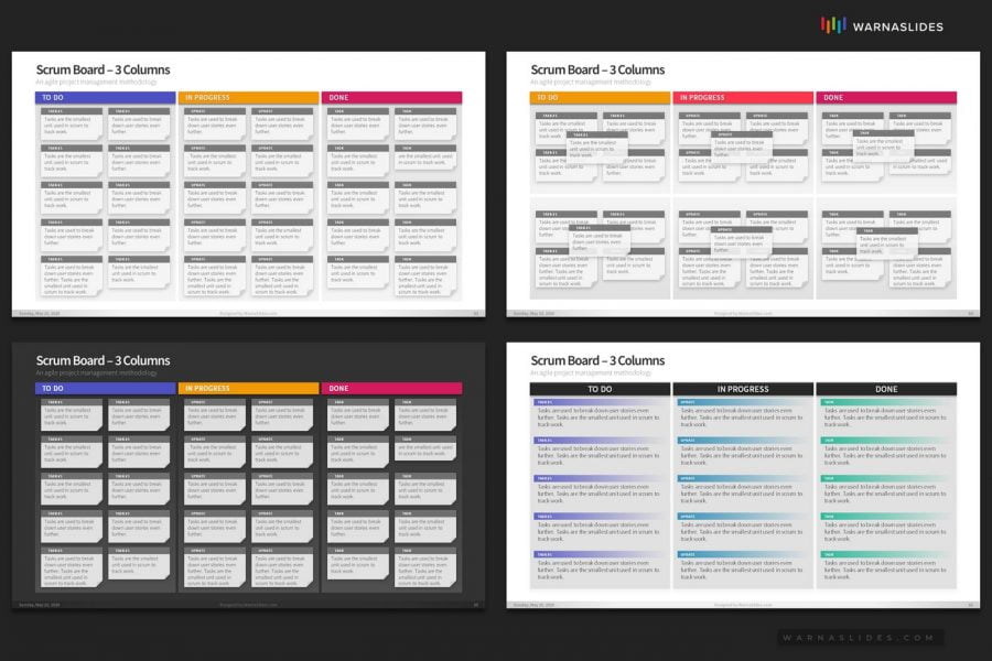 Scrum Process PowerPoint Template - PowerPoint Slide Master Templates ...