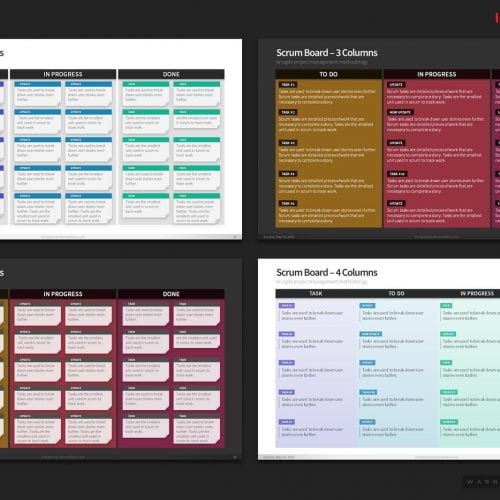 Scrum Process PowerPoint Template | Best PowerPoint Template 2020