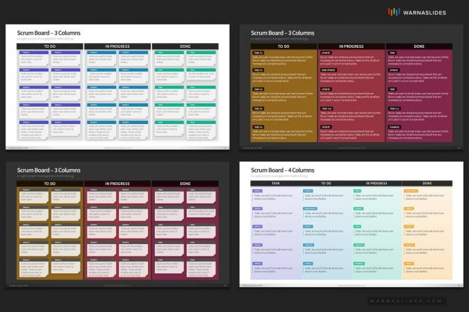 Scrum Process PowerPoint Template - PowerPoint Slide Master Templates ...