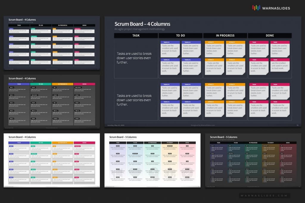 Scrum Process PowerPoint Template - PowerPoint Slide Master Templates ...