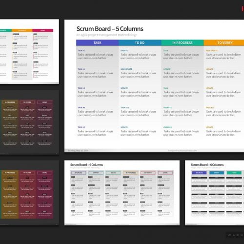 Scrum Process PowerPoint Template | Best PowerPoint Template 2020