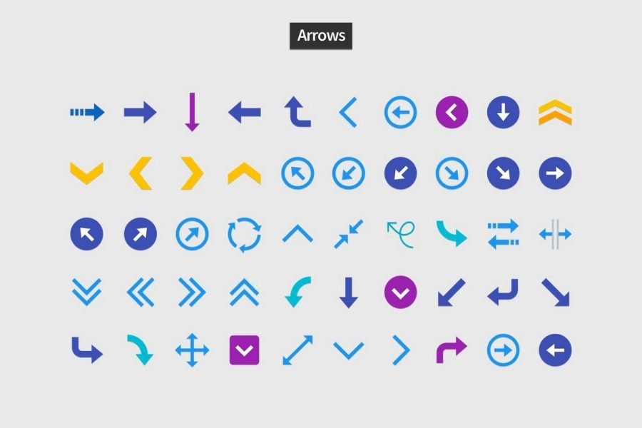 Color Icons - PowerPoint Slide Master Templates & Infographics