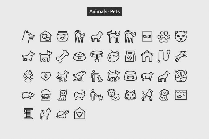 iOS Icons - PowerPoint Slide Master Templates & Infographics